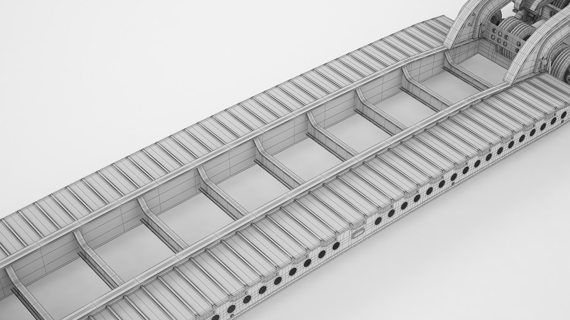 3D model Transformer Superload Trailer 02 - TurboSquid 2000250