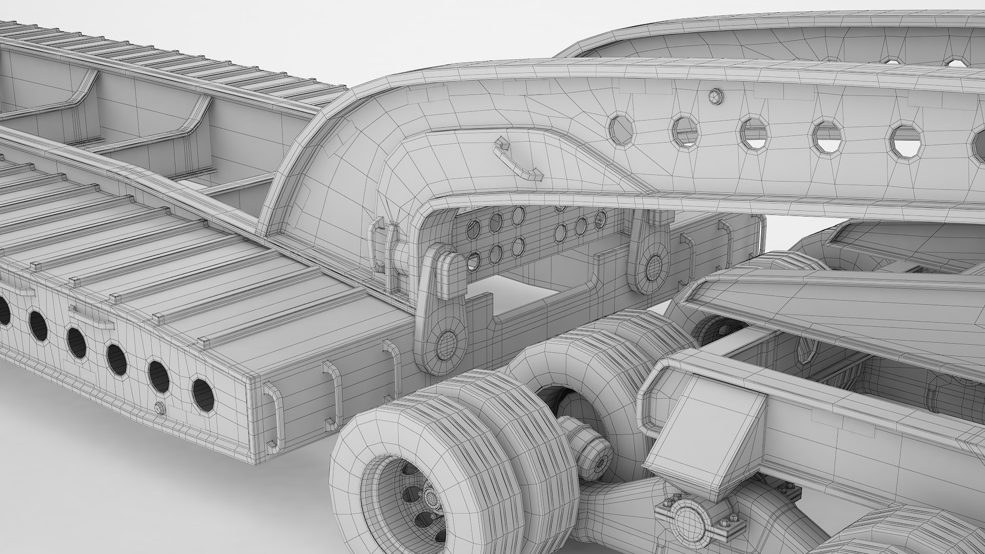 3D model Transformer Superload Trailer 02 - TurboSquid 2000250