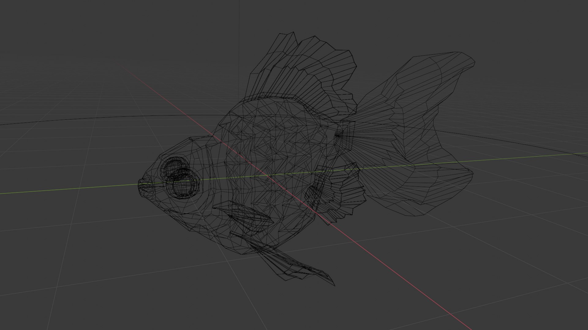3D LowPoly-Goldfish - TurboSquid 2065789
