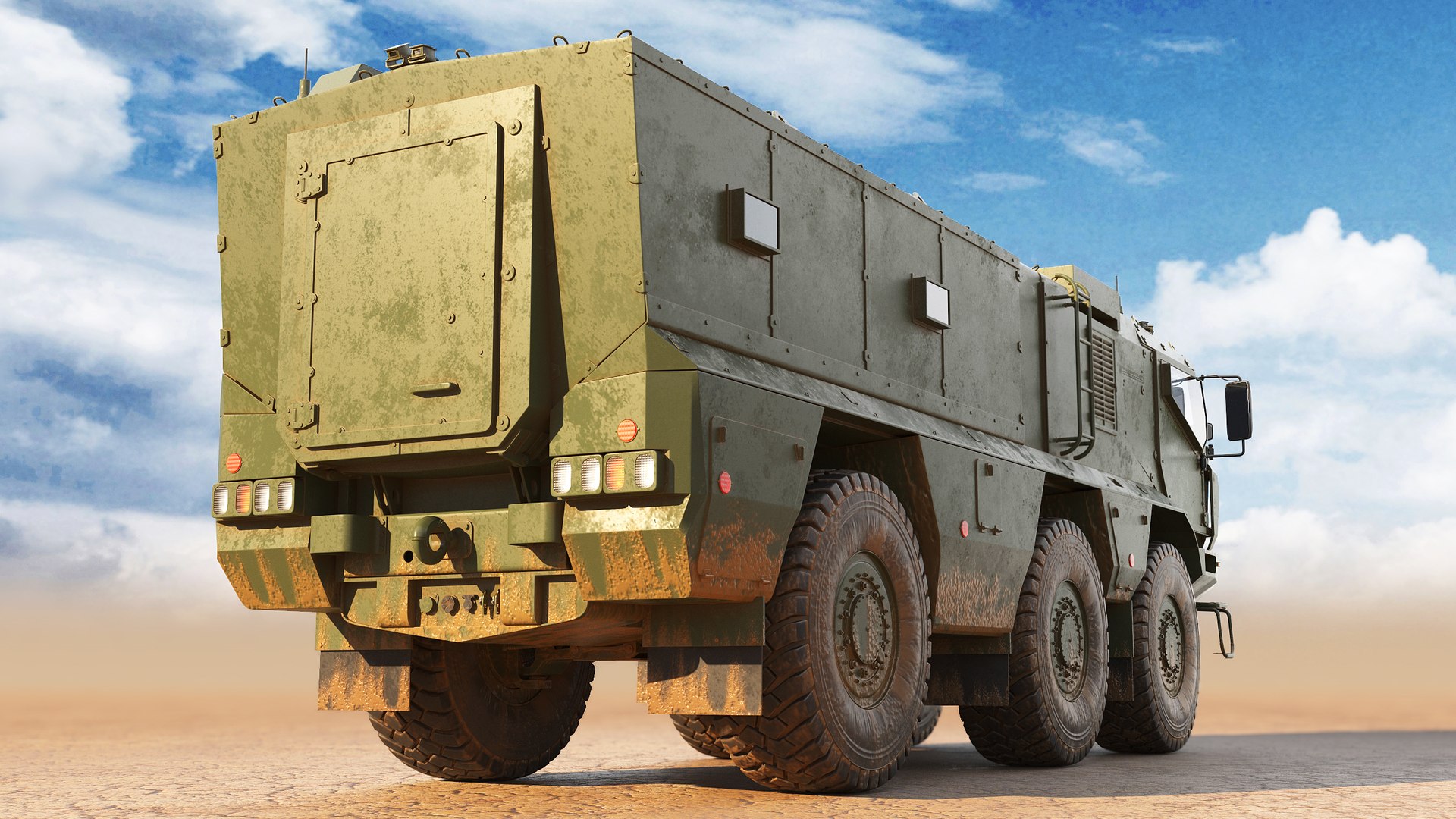 3D Typhoon Kamaz MRAP - TurboSquid 2002140