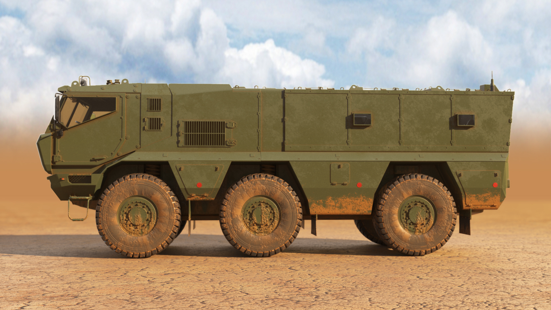 3D Typhoon Kamaz MRAP - TurboSquid 2002140
