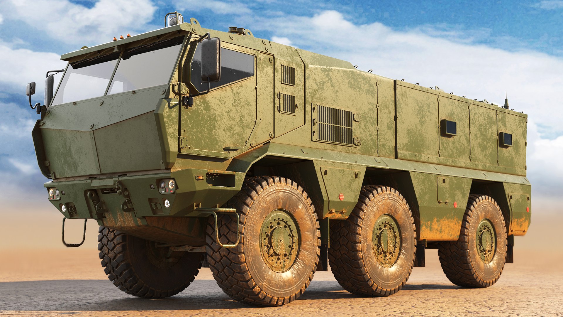 3D Typhoon Kamaz MRAP - TurboSquid 2002140