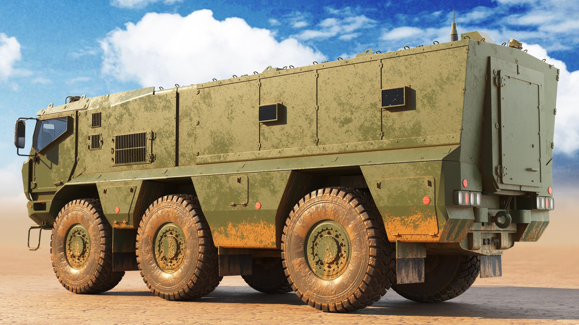 3D Typhoon Kamaz MRAP - TurboSquid 2002140
