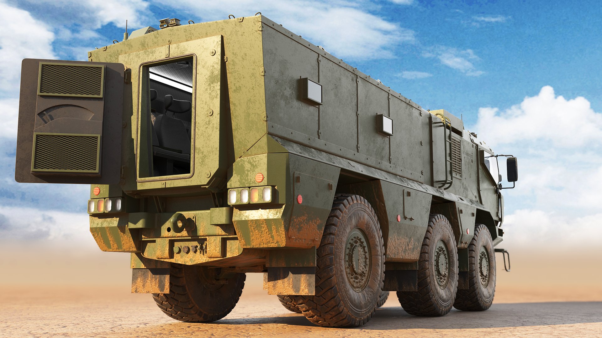 3D Typhoon Kamaz MRAP - TurboSquid 2002140