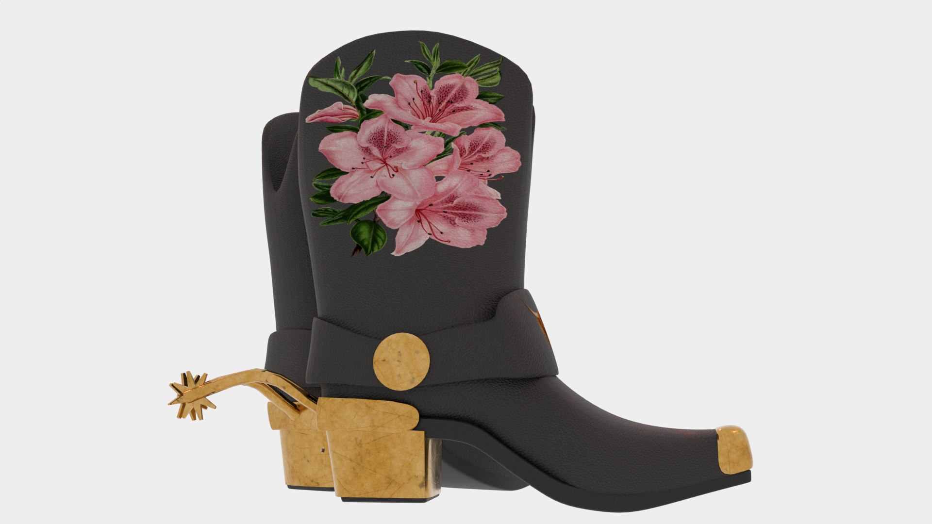 Cowboy Boots Model - TurboSquid 2338062