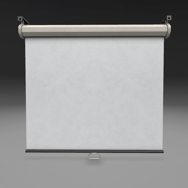 real-time projector screen 3d model