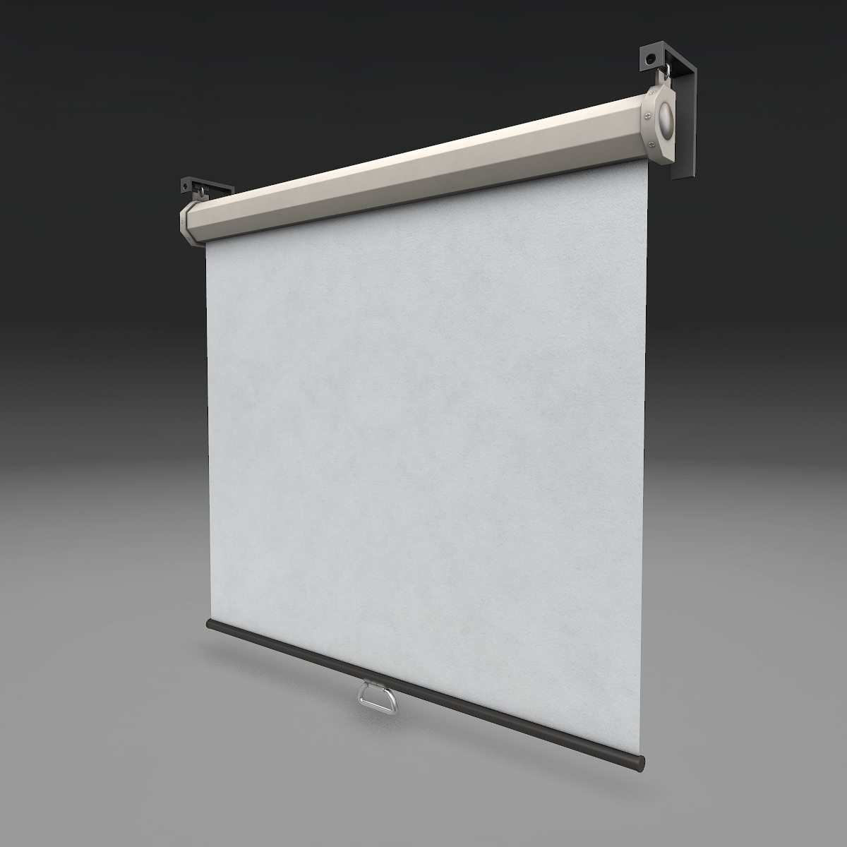 real-time projector screen 3d model