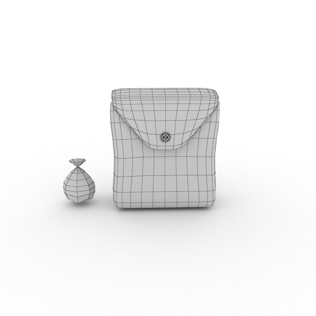 Coin Pocket 3d Max