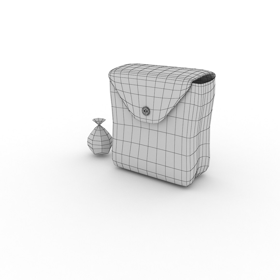 Coin Pocket 3d Max