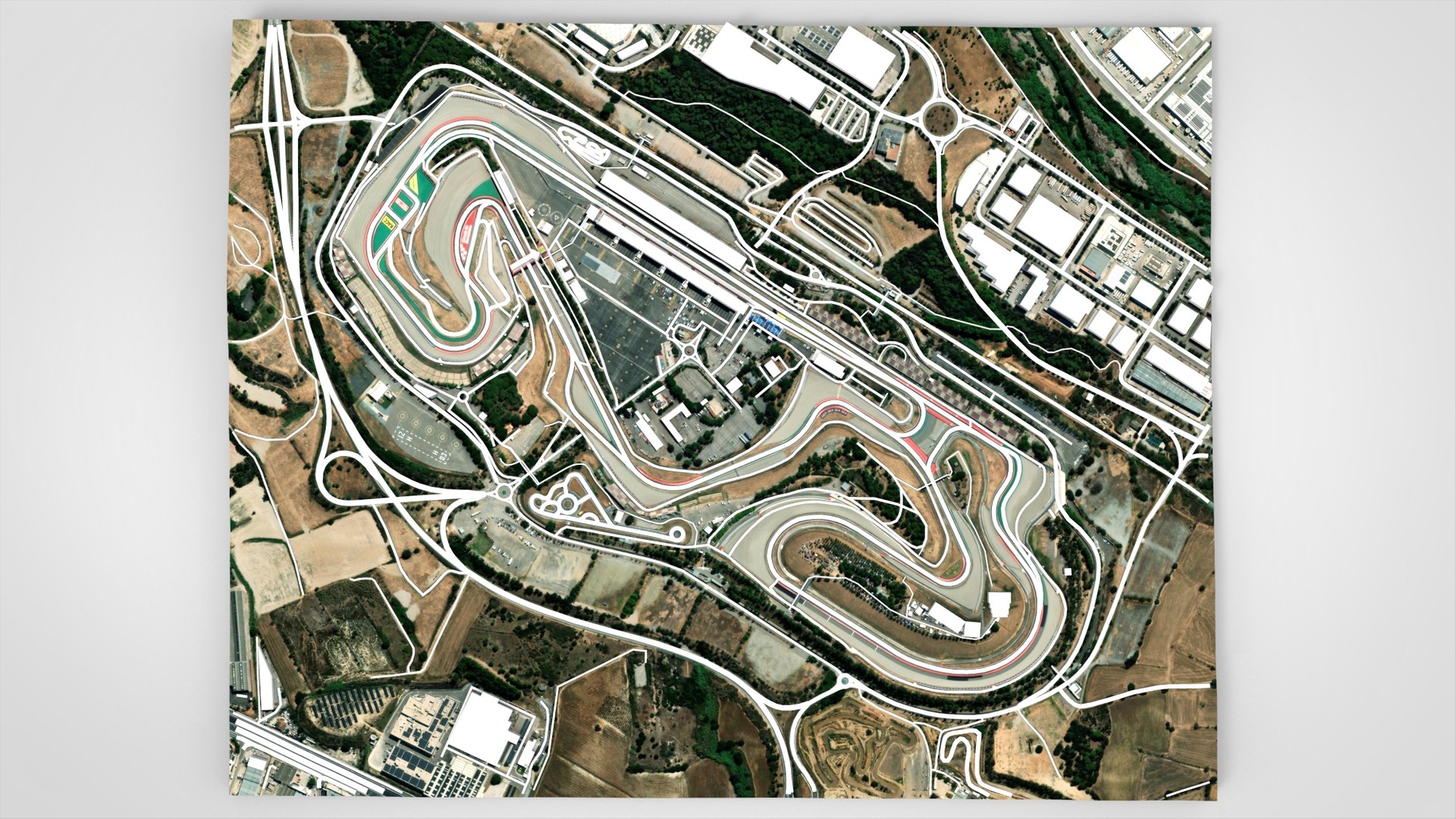 3D The Circuit De Barcelona-CaThe Circuit De Barcelona-Catalunya ...