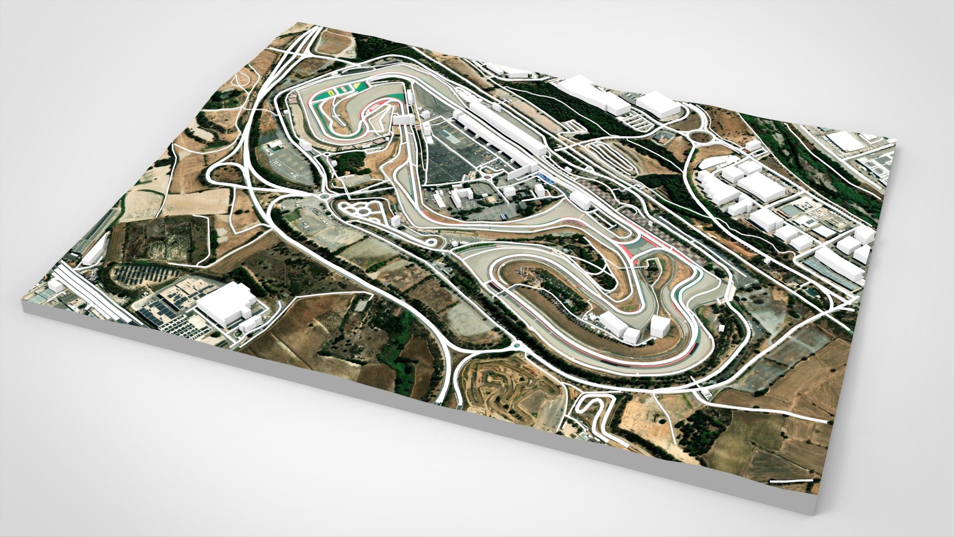 3D The Circuit De Barcelona-CaThe Circuit De Barcelona-Catalunya ...