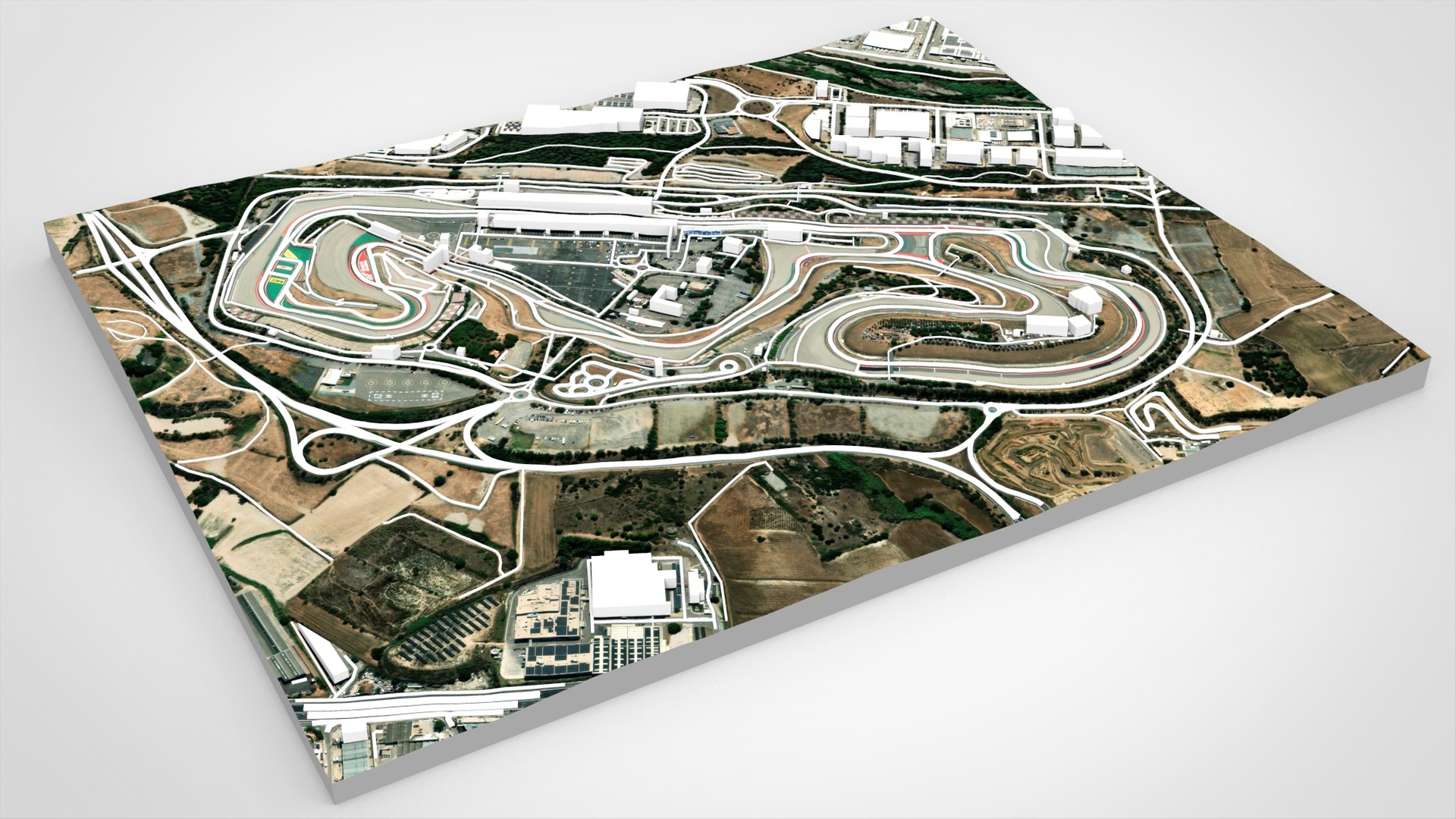 3D The Circuit De Barcelona-CaThe Circuit De Barcelona-Catalunya ...