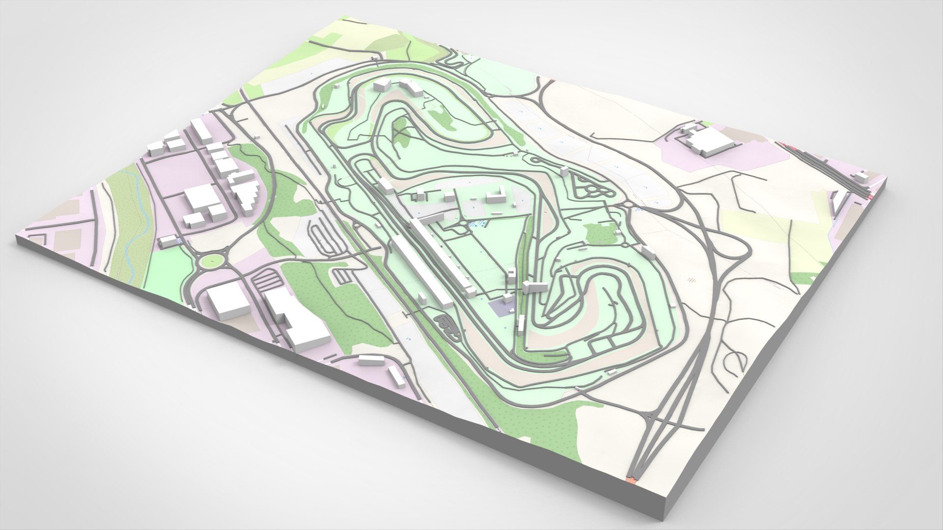 3D The Circuit De Barcelona-CaThe Circuit De Barcelona-Catalunya ...