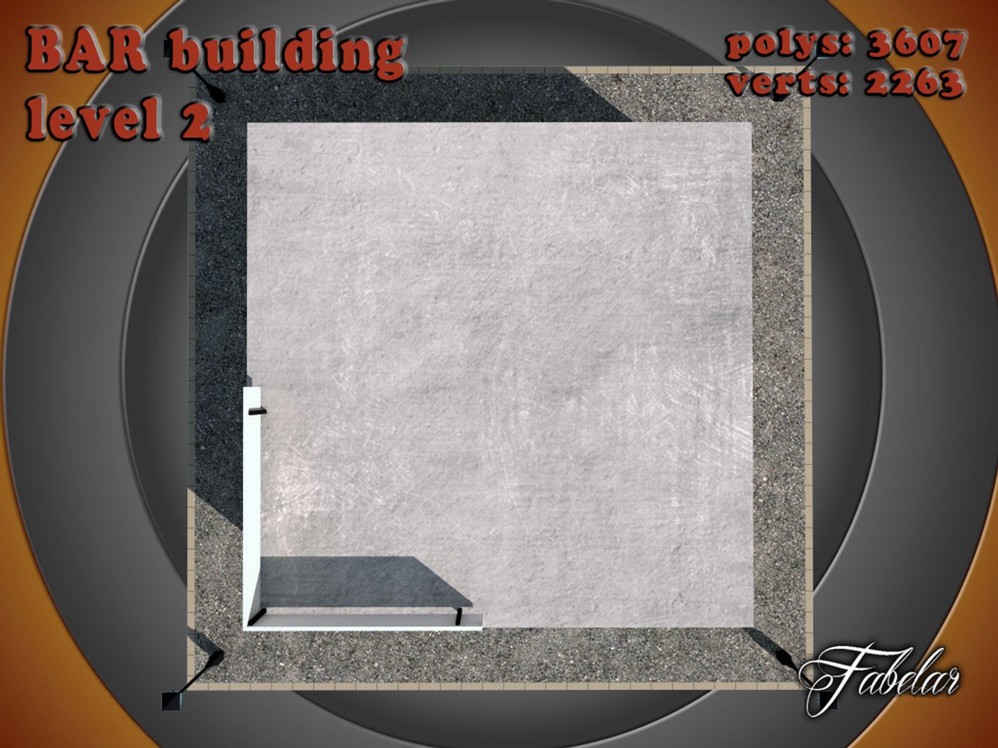 3d Bar Level 2 Model