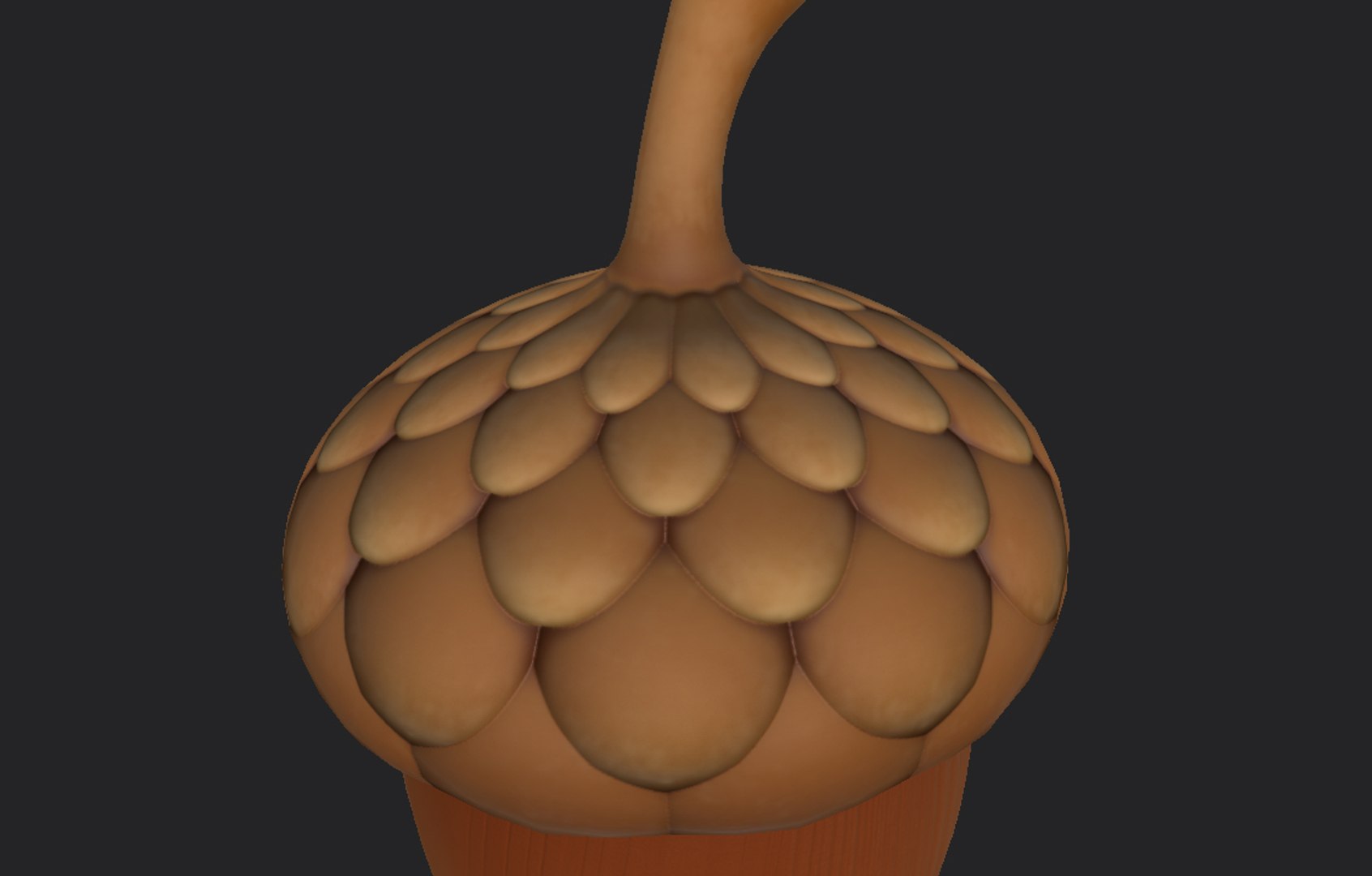 Acorn Cartoon 3D - TurboSquid 1457800