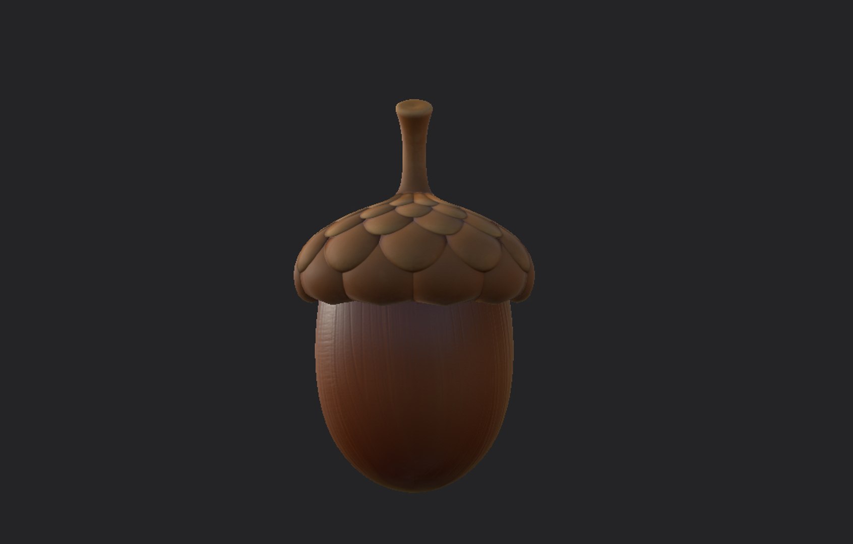 Acorn Cartoon 3D - TurboSquid 1457800