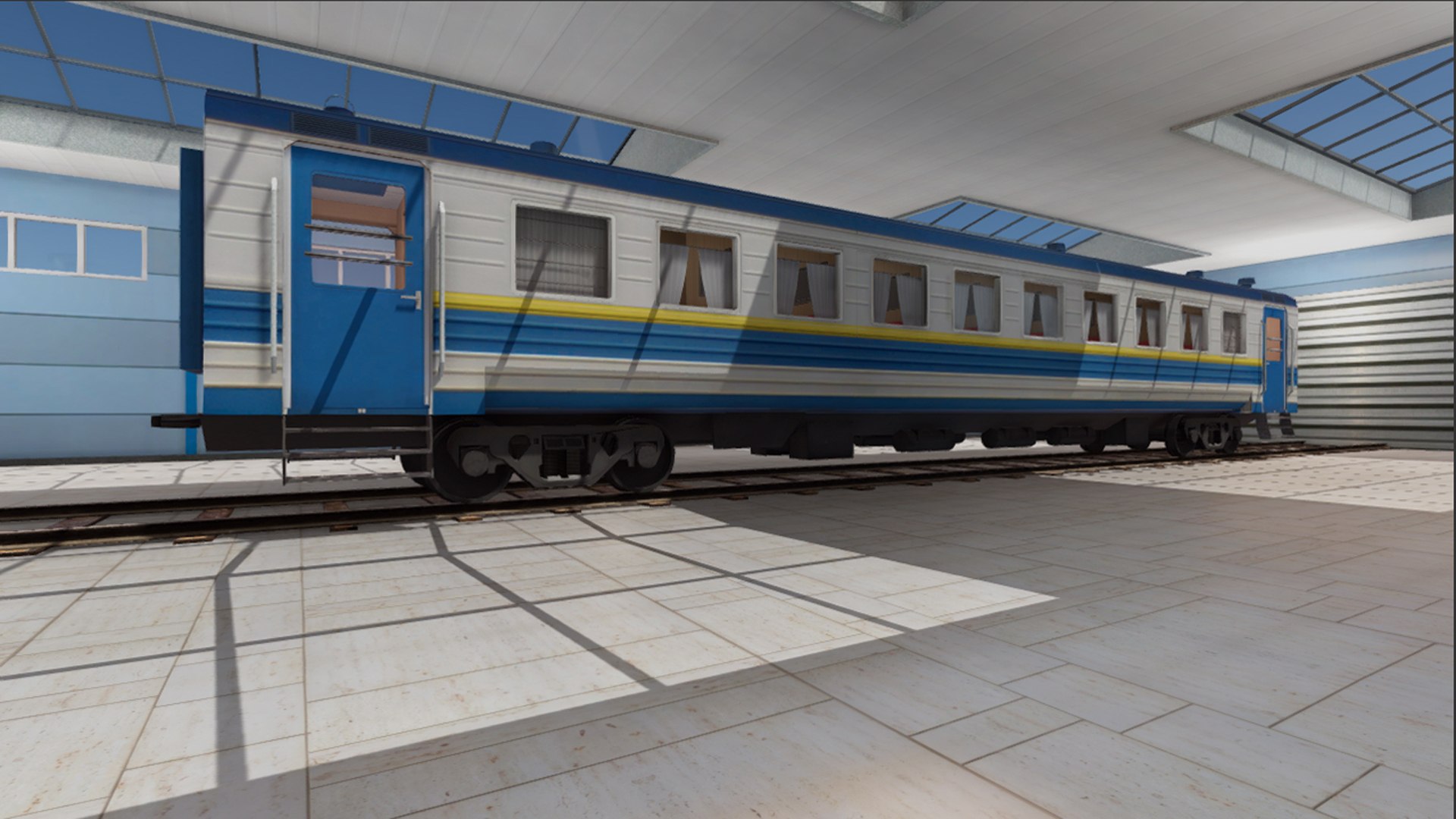 Passenger Train 3D Model - TurboSquid 2394920