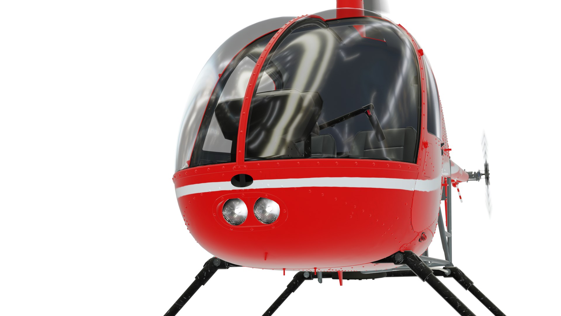 3D Robinson R22 Helicopter Model - TurboSquid 2236620