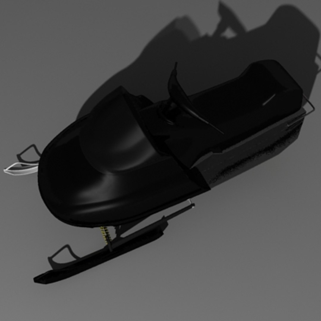 Ski Mobile 3d Model