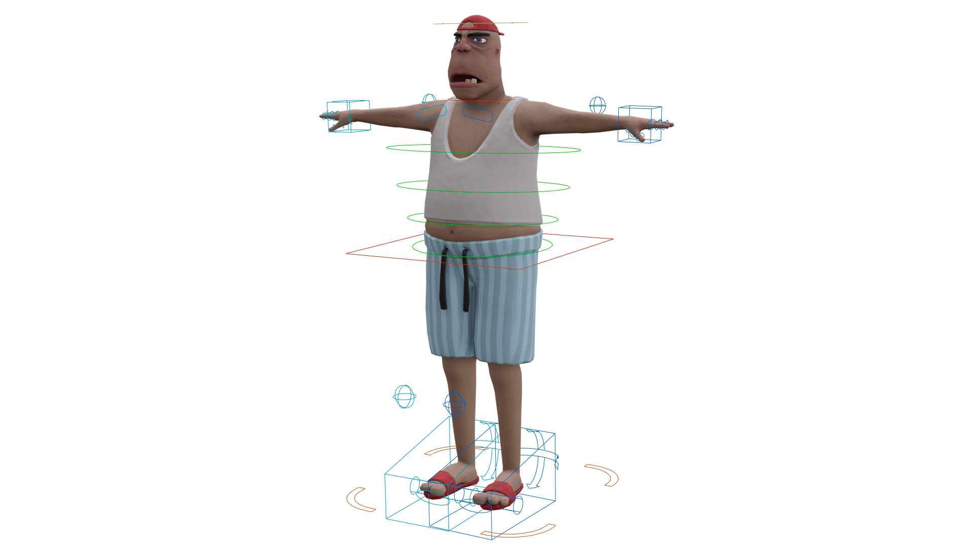 3D Model Doug - Rigged Animated Looney Character Low-poly - TurboSquid ...