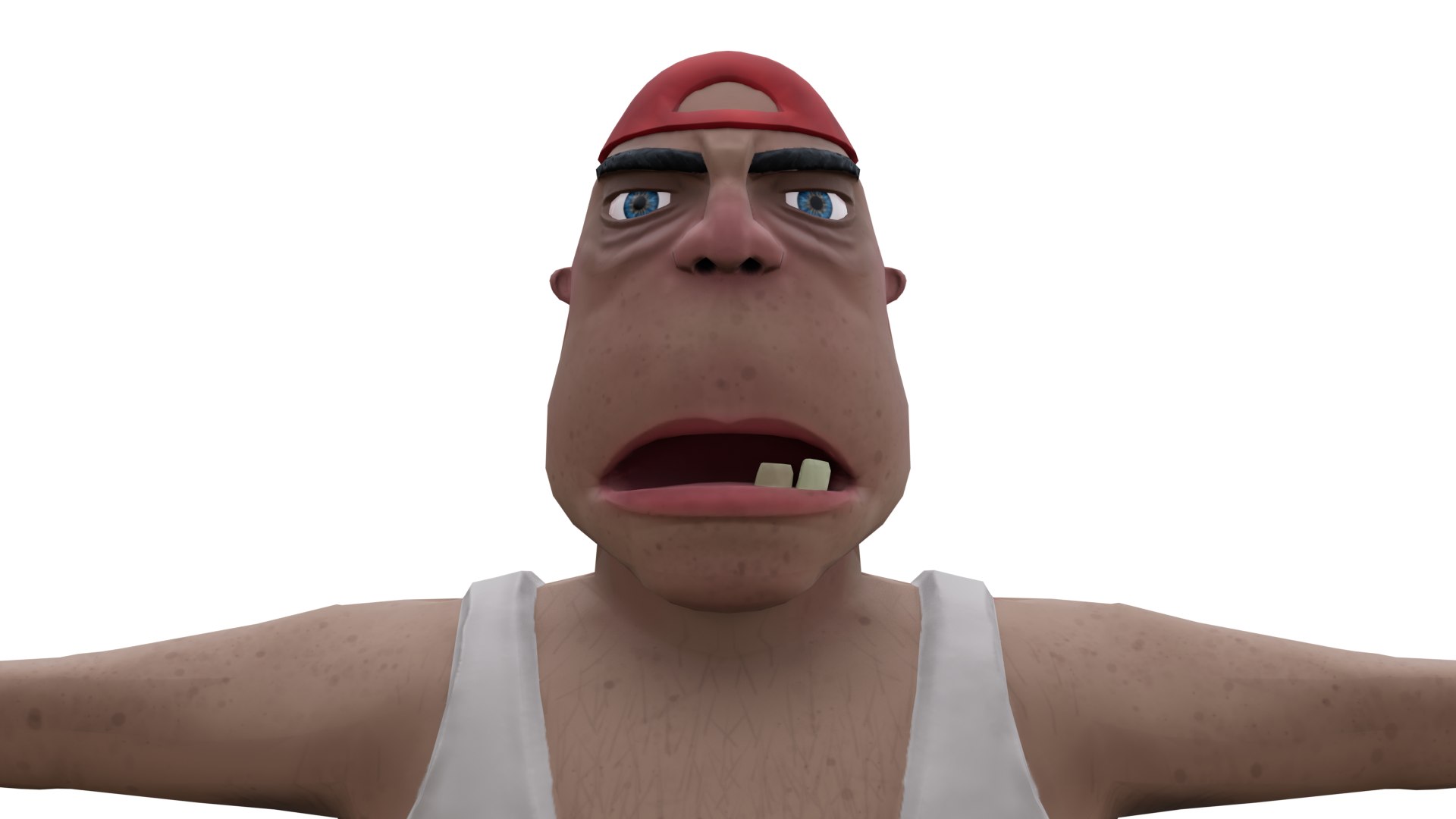 3D Model Doug - Rigged Animated Looney Character Low-poly - TurboSquid ...