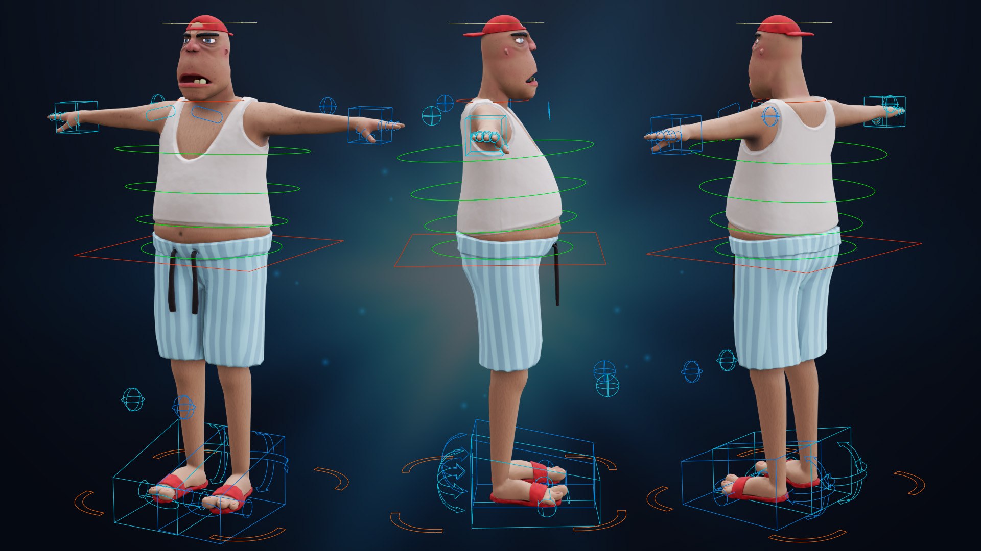 3D Model Doug - Rigged Animated Looney Character Low-poly - TurboSquid ...