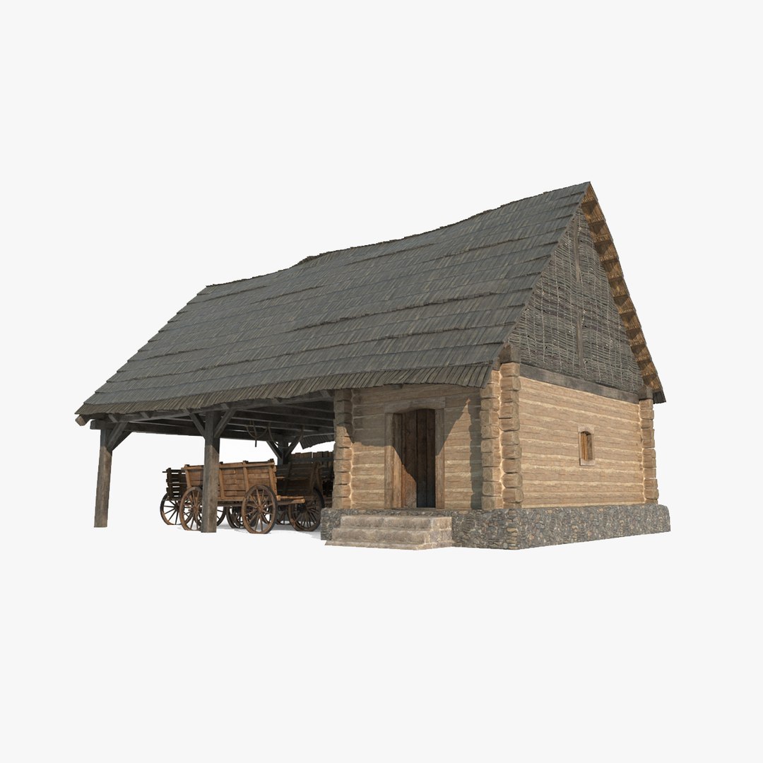 3D Medieval Architectural Storage Room - TurboSquid 2388575