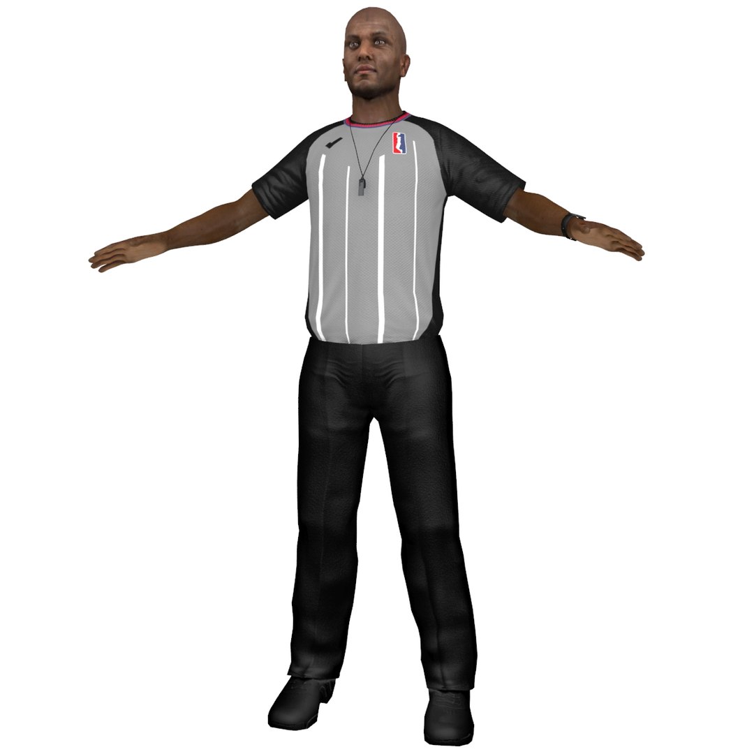 Basketball Referee Model - TurboSquid 1314316