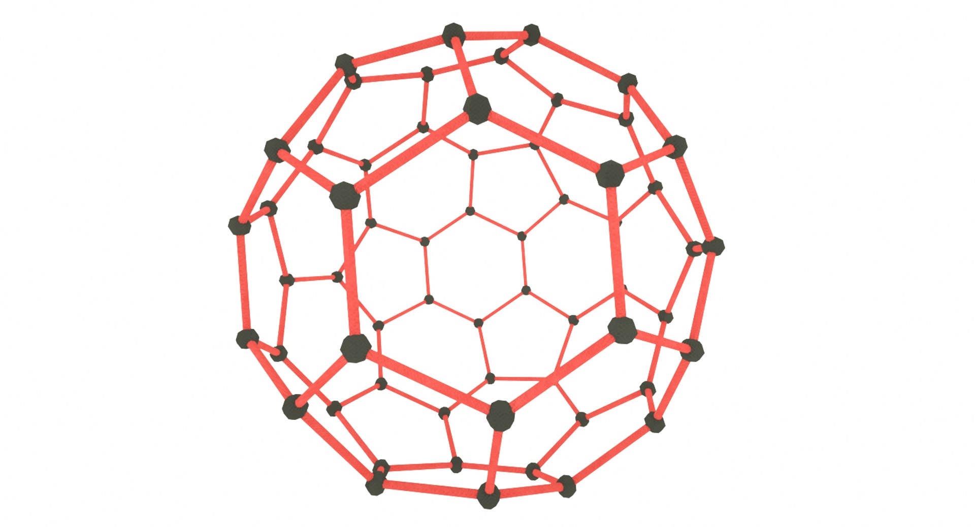 3D Fuller Fullerene Model - TurboSquid 1361392