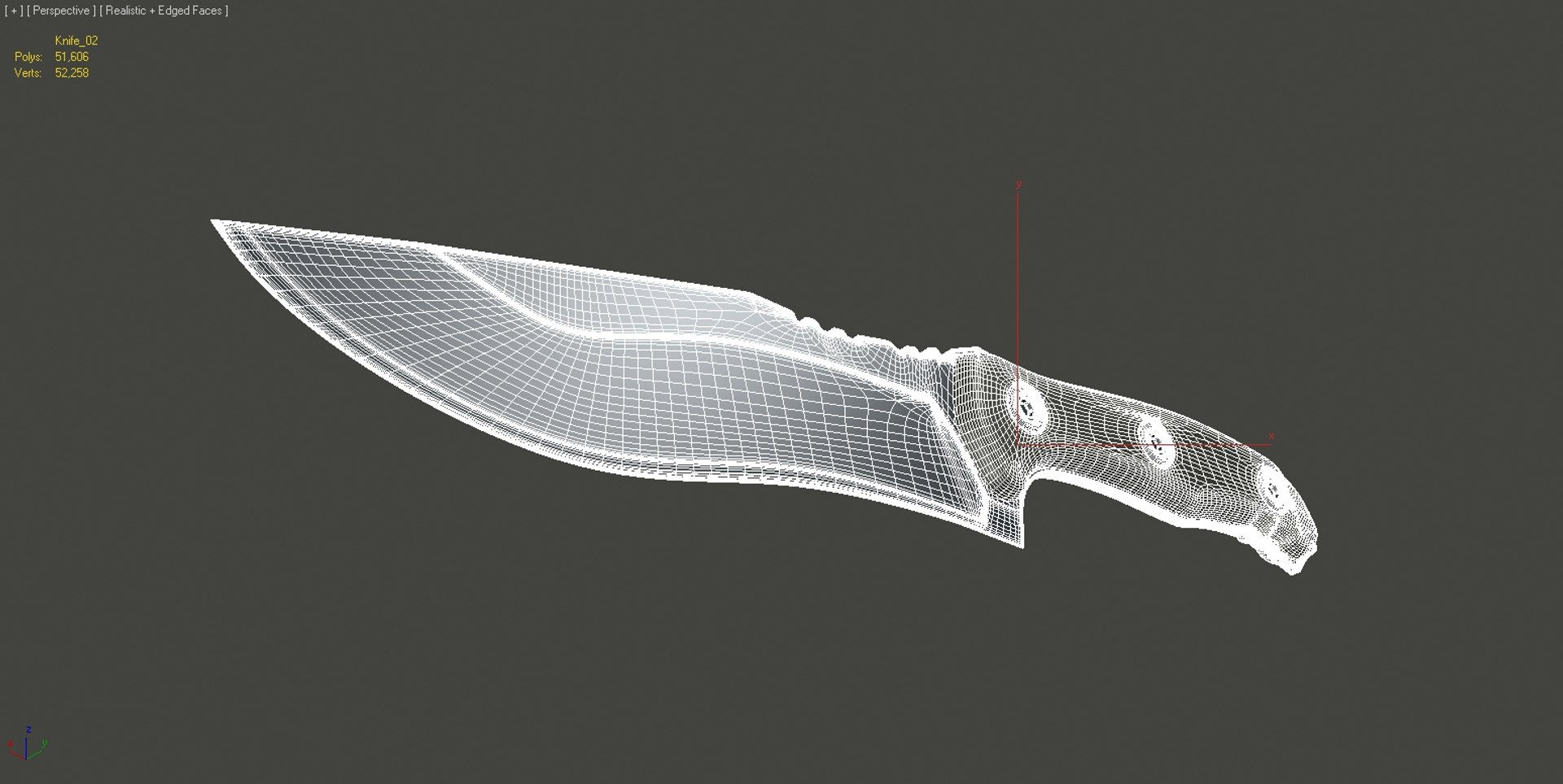 3d Model Of Skeleton Knives Knife