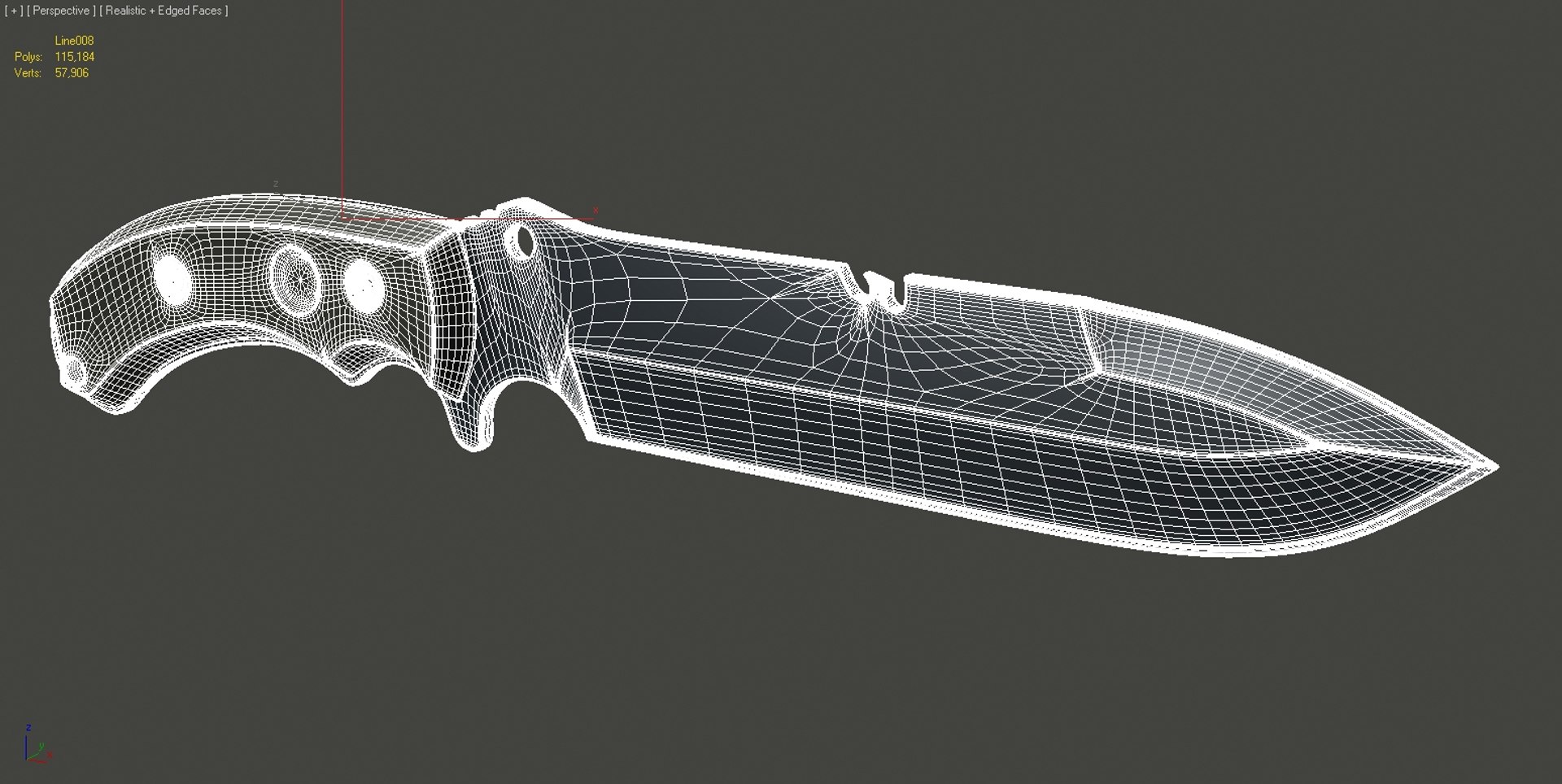3d Model Of Skeleton Knives Knife