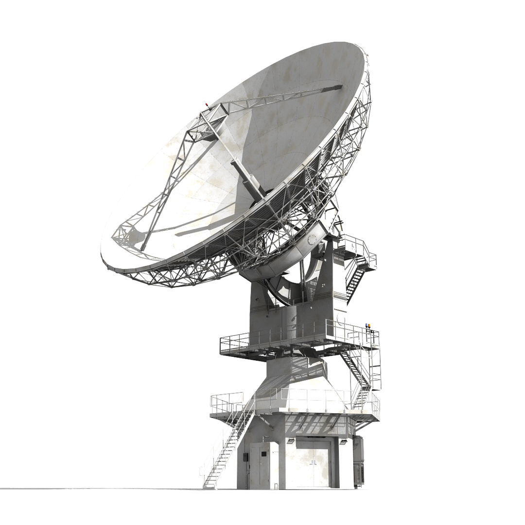 Muos Satellite Dish 3d C4d