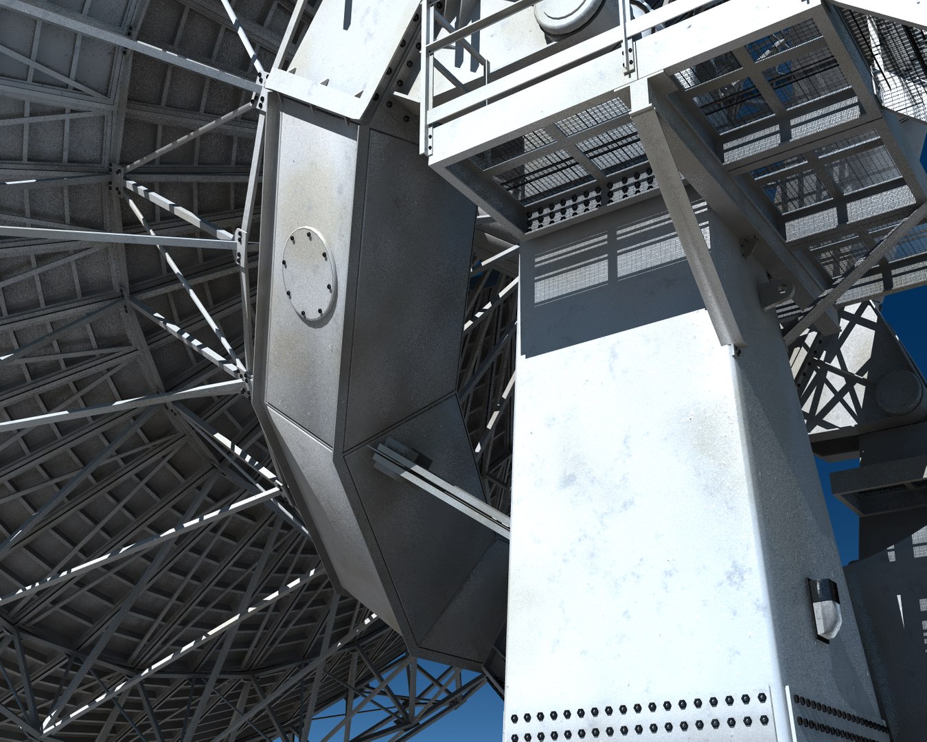 Muos Satellite Dish 3d C4d