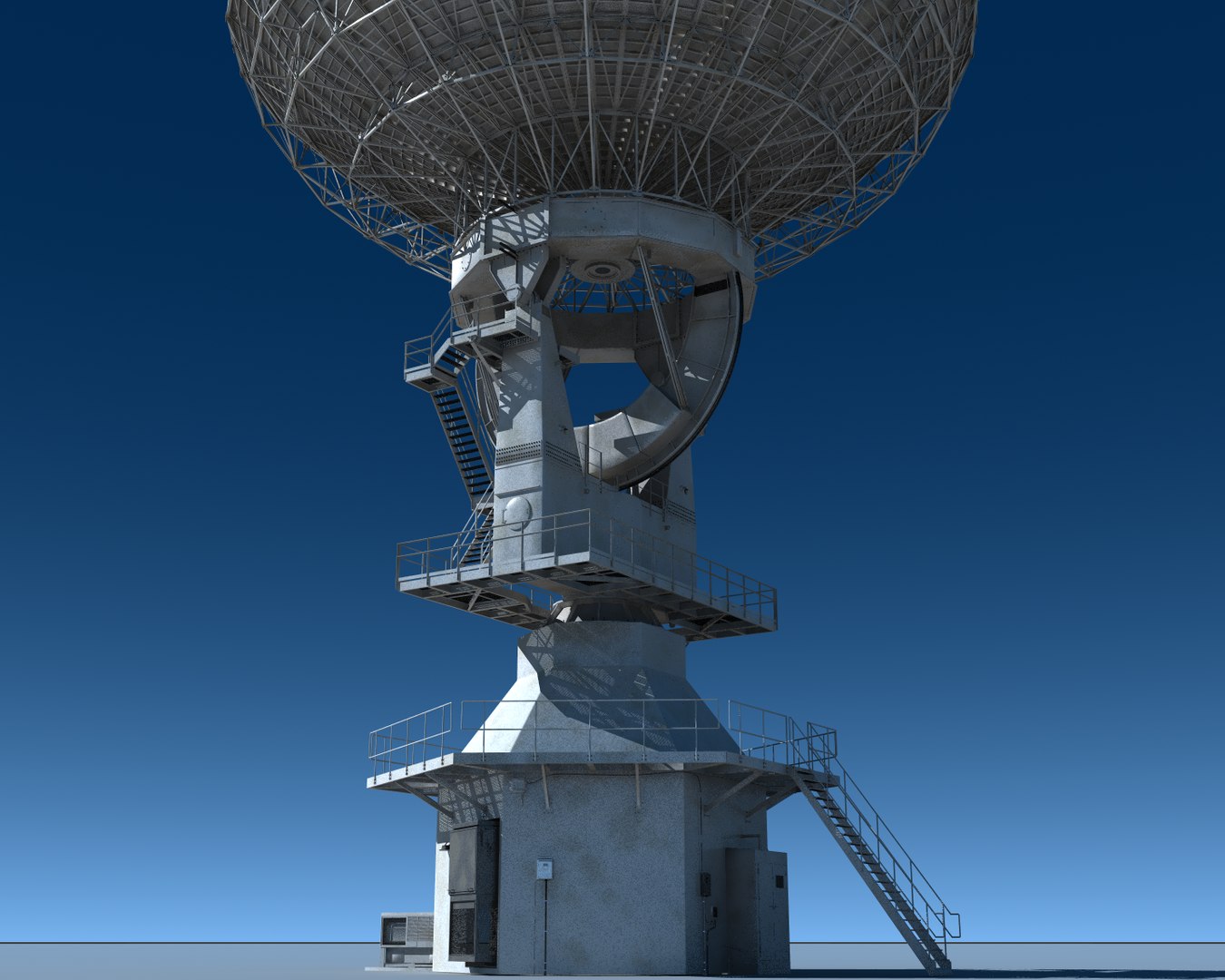 Muos Satellite Dish 3d C4d