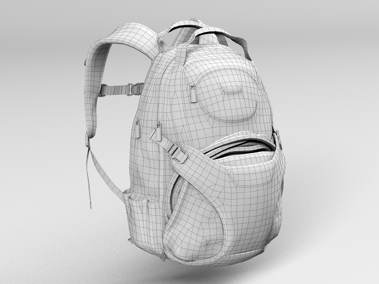 Realistic Old Backpack Model - TurboSquid 1587182