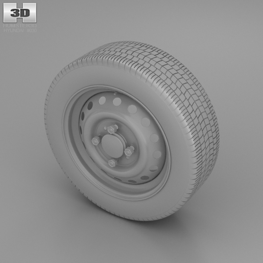 Hyundai Wheel 3D Model - TurboSquid 1282916