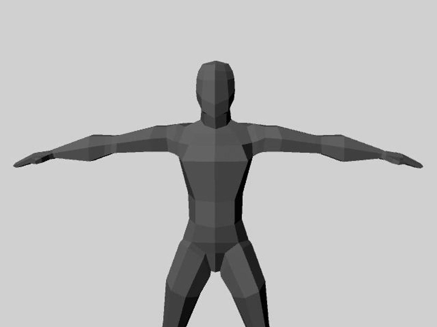 Base Mesh Character 3d Obj