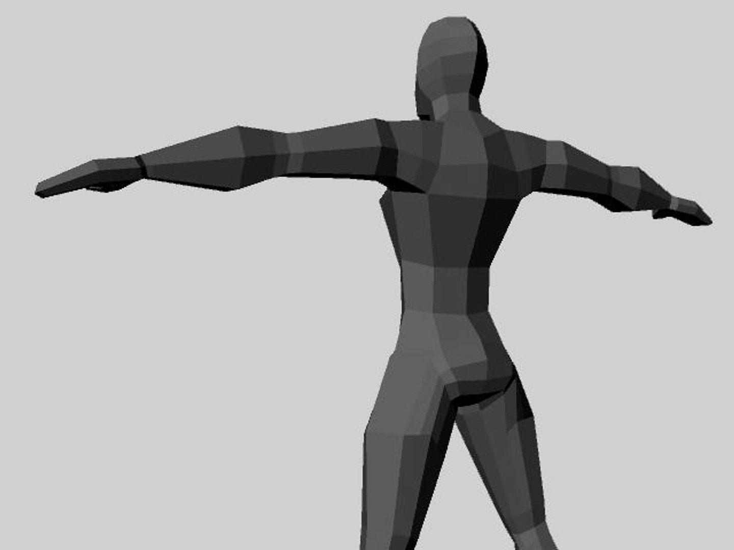 Base Mesh Character 3d Obj