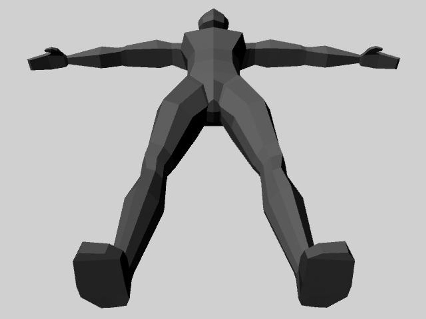 Base Mesh Character 3d Obj