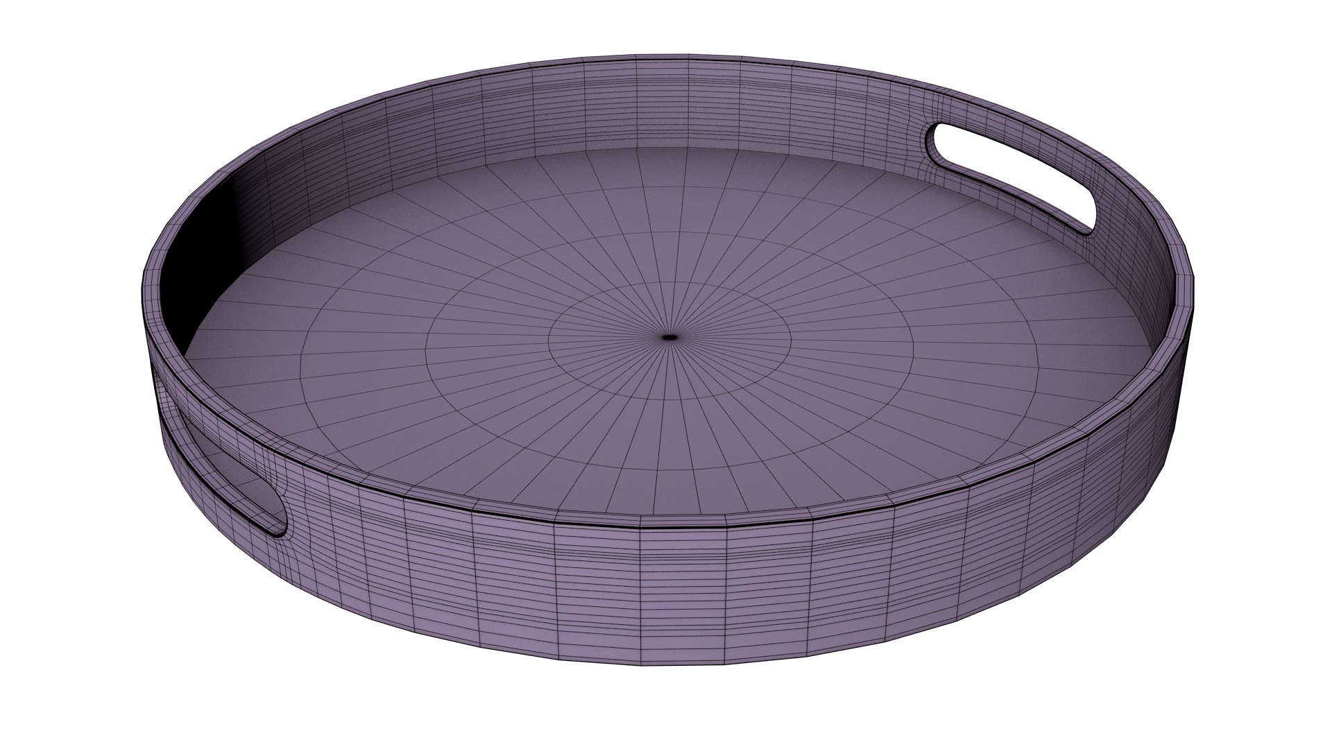 Wooden Tray 3D Model - TurboSquid 1948808