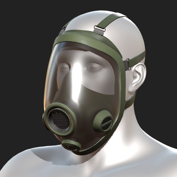 Gas mask model - TurboSquid 1565393