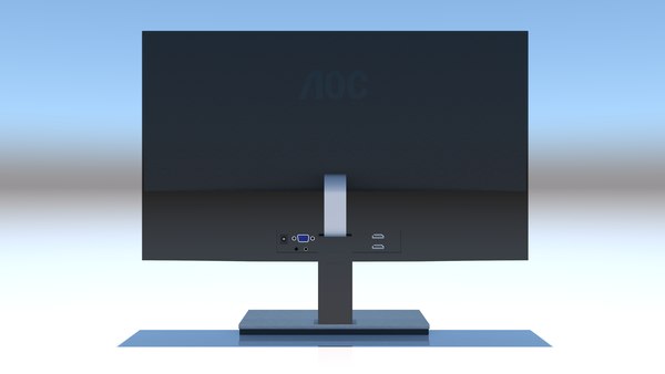 Aoc monitor 3D model - TurboSquid 1235768