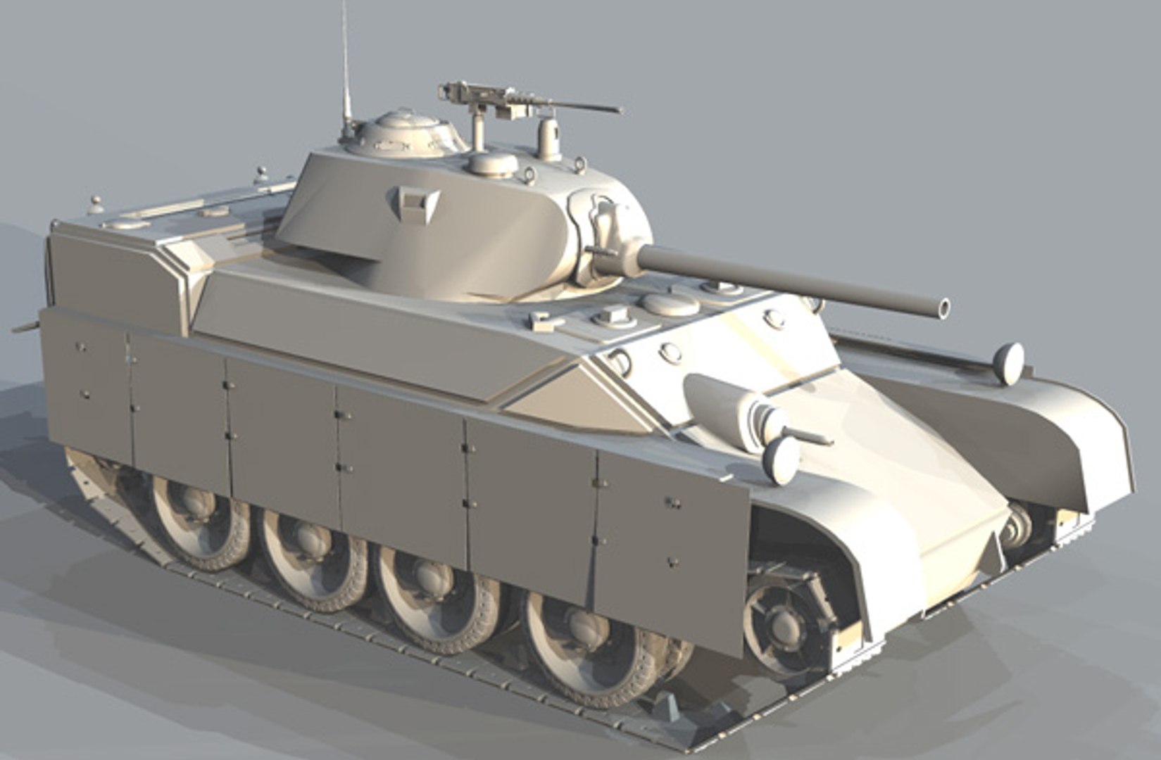 3d model upgraded custer