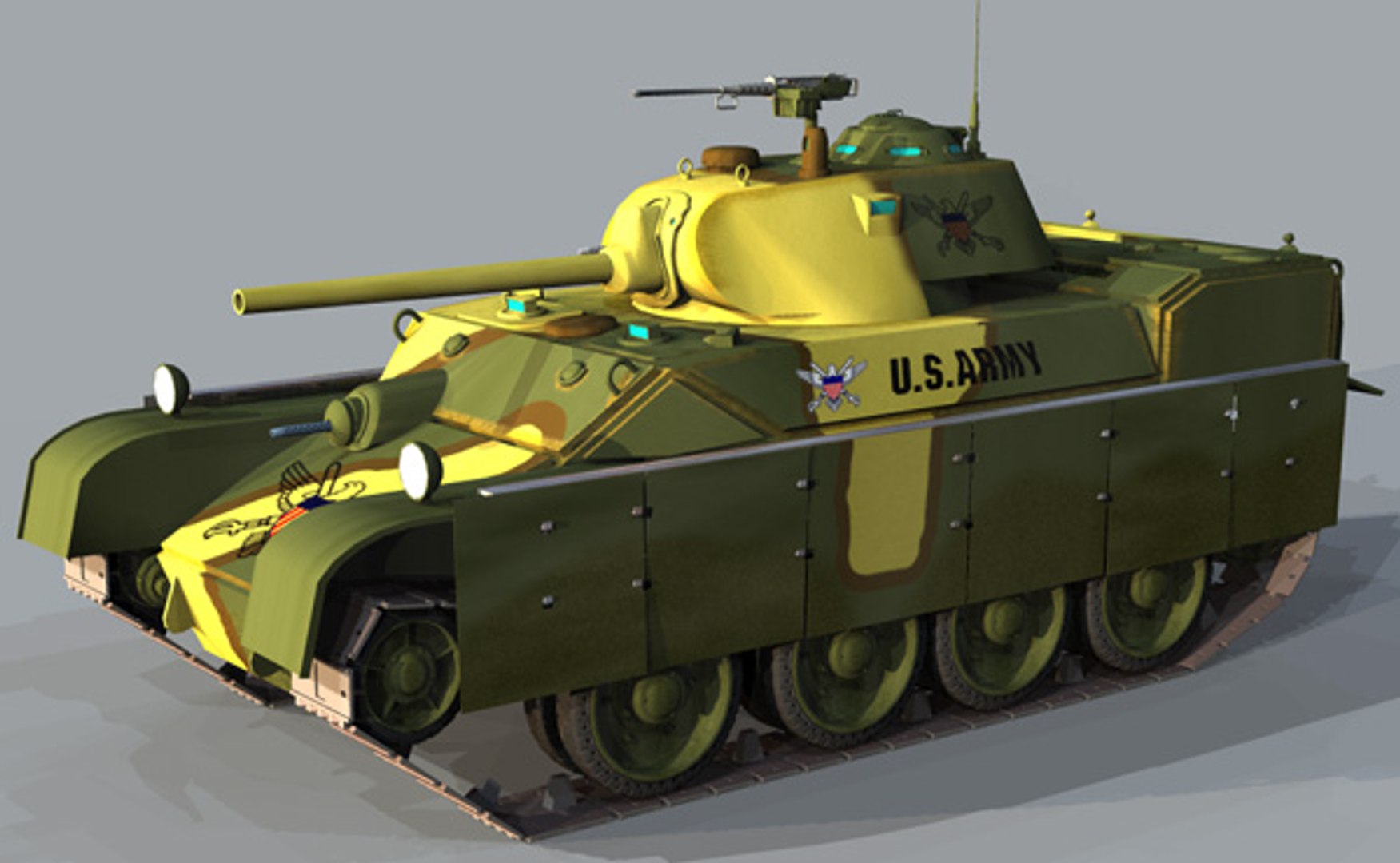 3d model upgraded custer