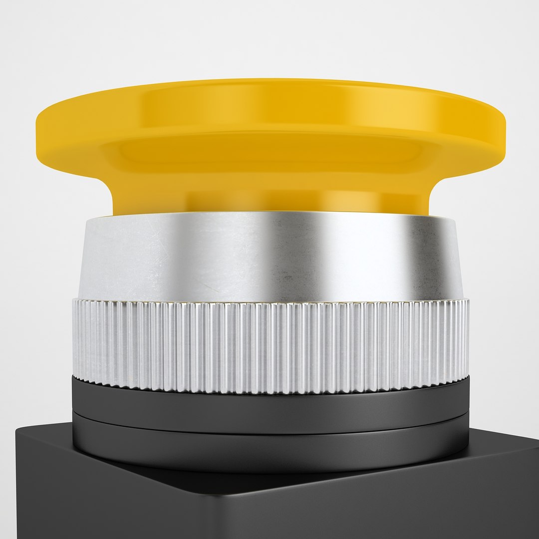 Industrial button 3D model - TurboSquid 1261394