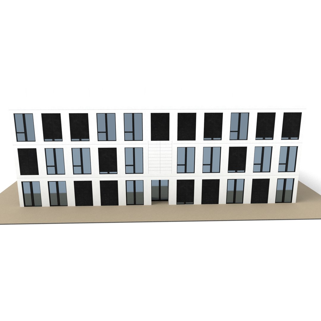 3D Generic Office Building Model - TurboSquid 2132533