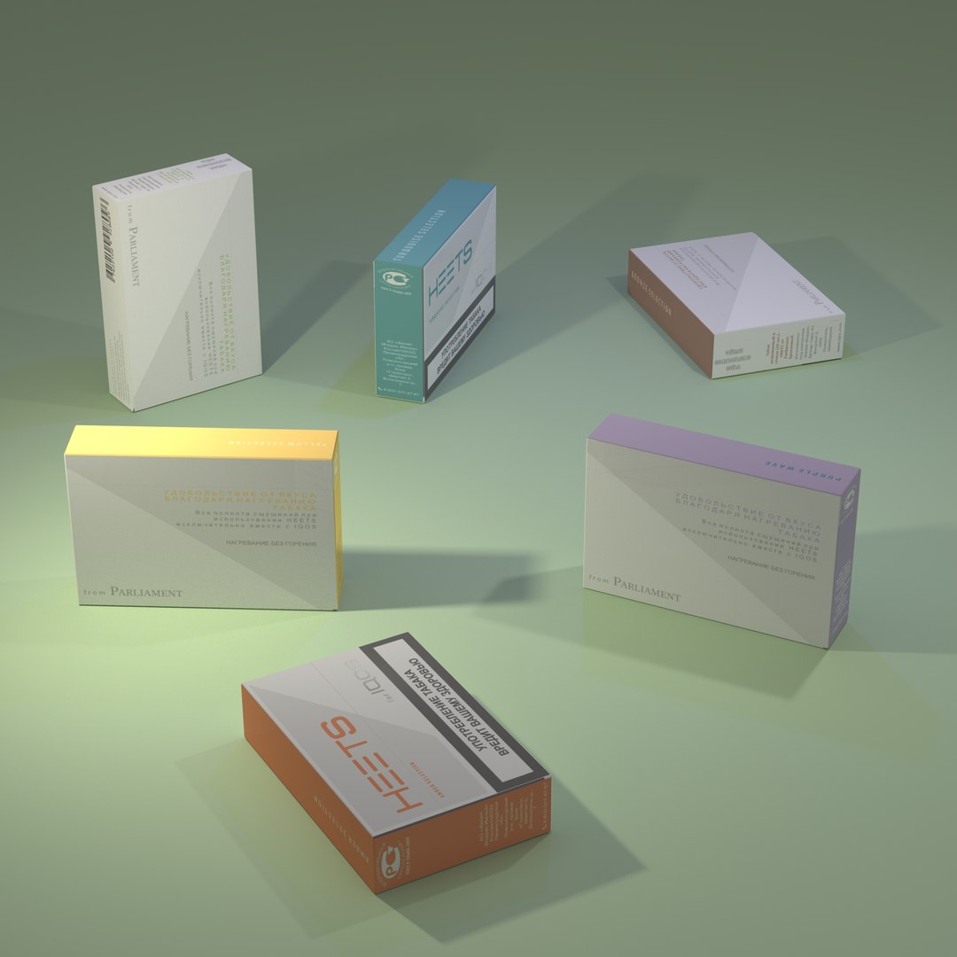 Packs heets sticks 3D model - TurboSquid 1524696