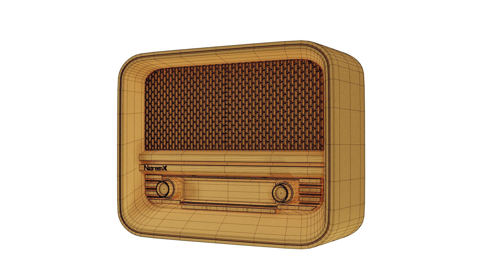 3D Nasreen Radio - Model XC - TurboSquid 2160690