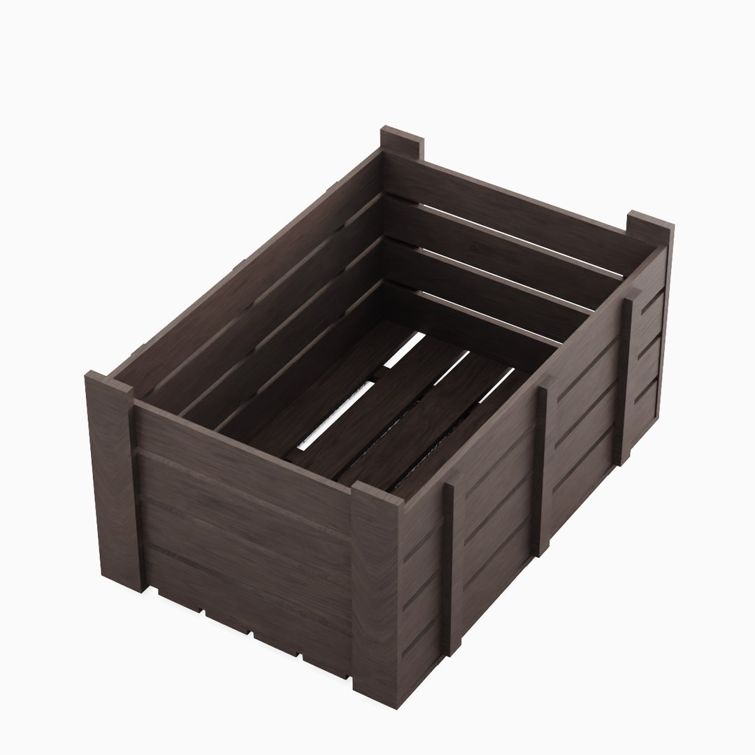 Wooden Crate 07 Model - TurboSquid 2286241