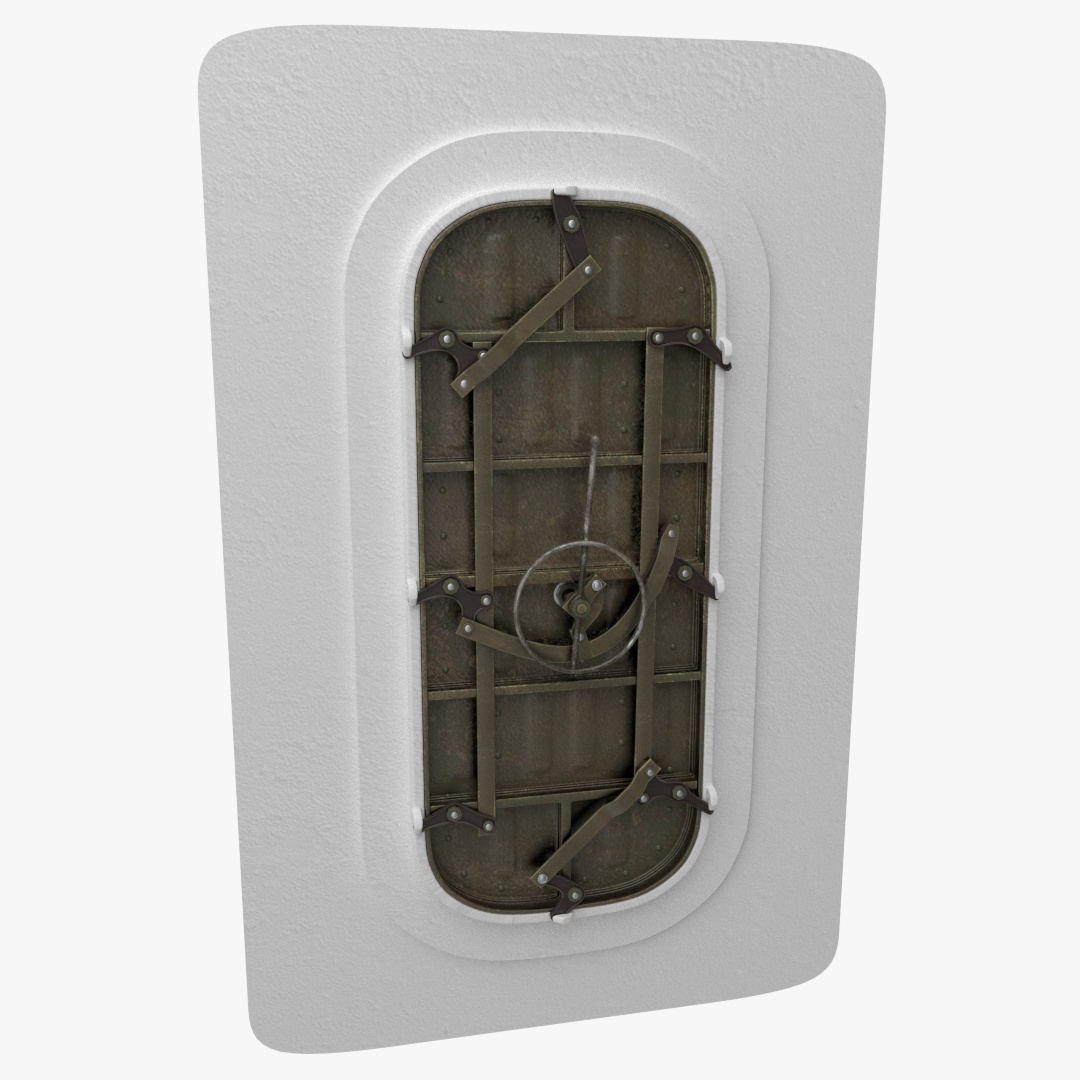 Ship Bulkhead Door 3D model - TurboSquid 1817681
